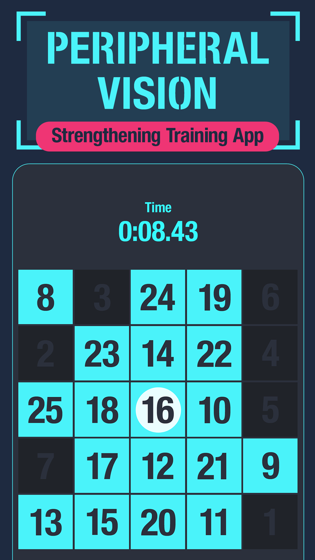 Speed Reading: Schulte Table for iPhone - Download