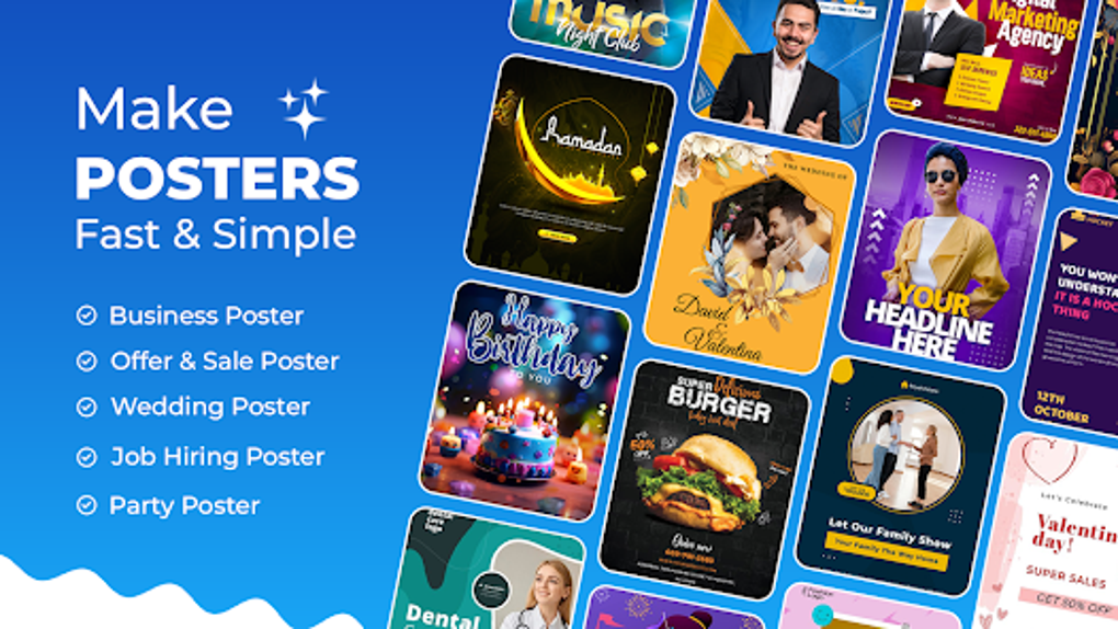 Poster Maker Flyer Maker สำหรับ Android - ดาวน์โหลด