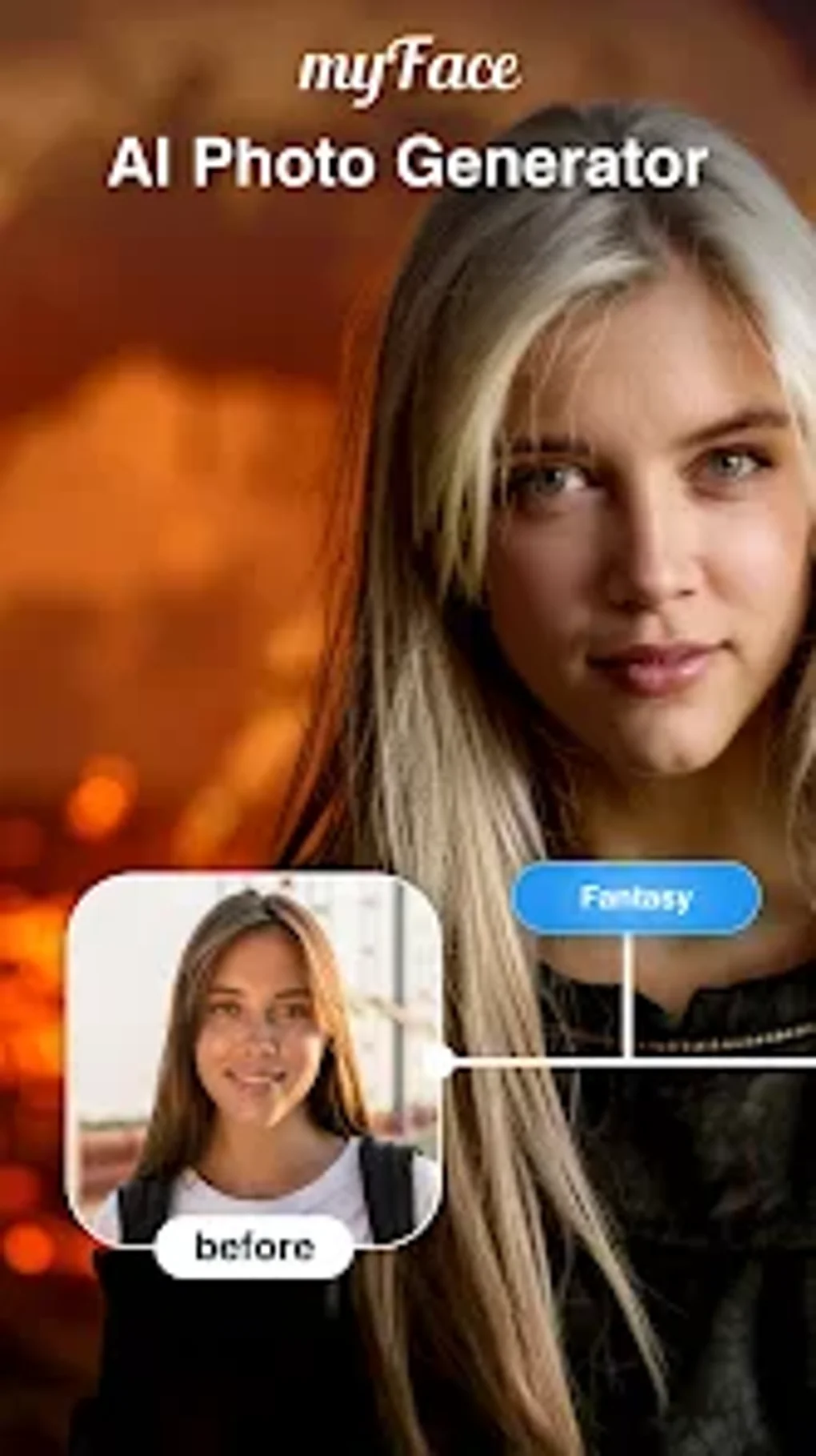 AI Photo Generator: myFace App สำหรับ Android - ดาวน์โหลด