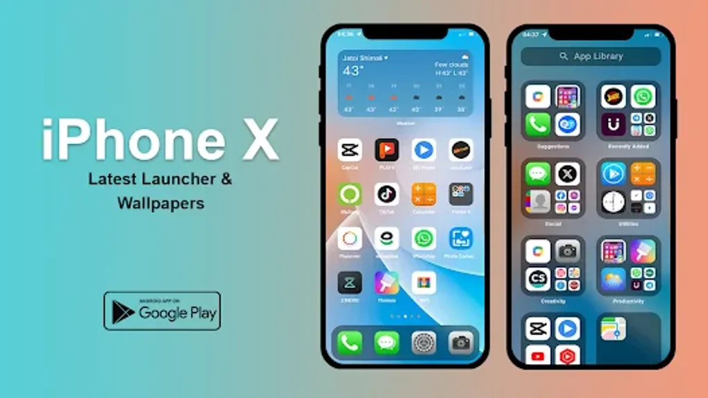 iPhone X Launcher for Android (Android) - Download