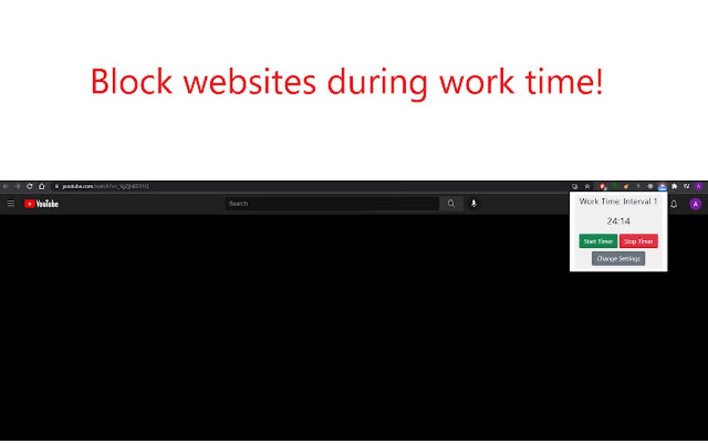 Pomodoro Timer para Google Chrome - Extensión Descargar