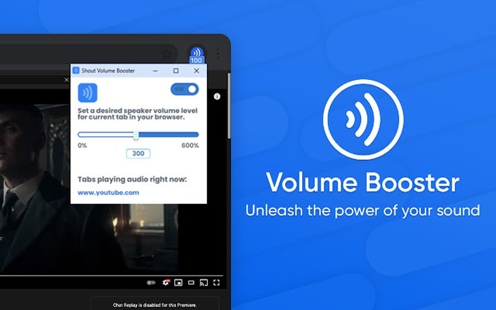 Volume Booster para Google Chrome - Extensão Download
