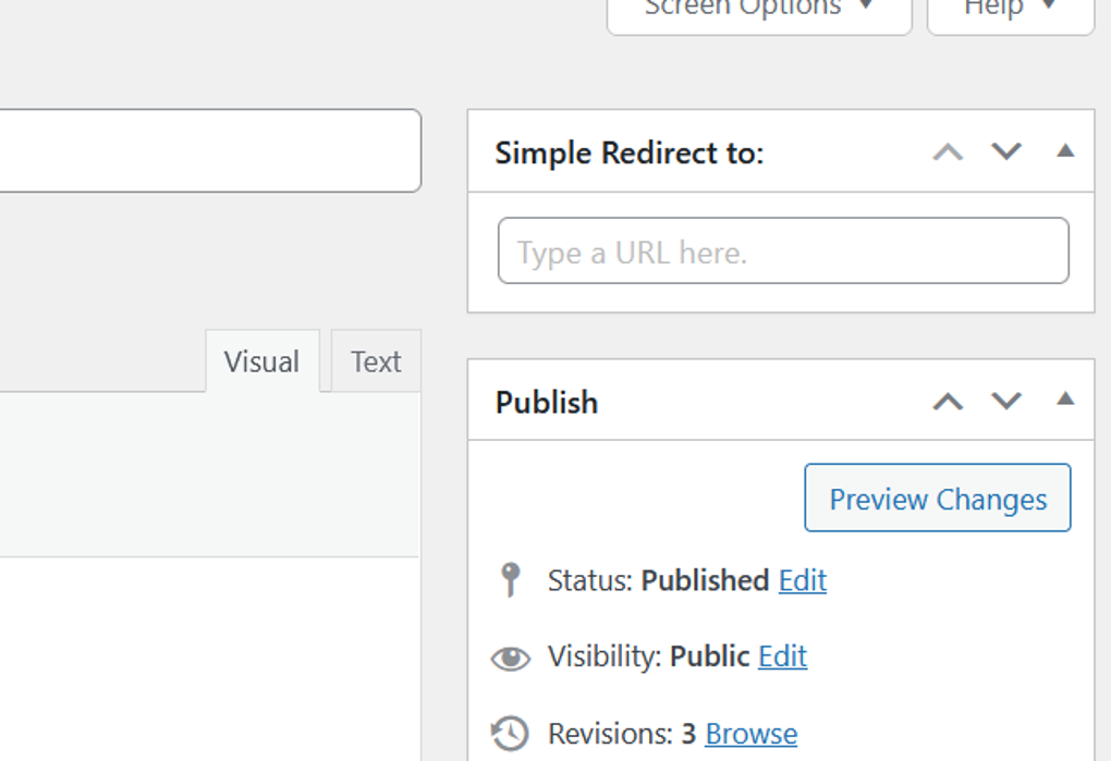 Simple Page Redirect para WordPress - Descargar