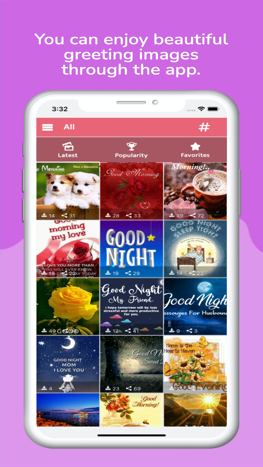 Good Morning Good Night Images for iPhone - Download