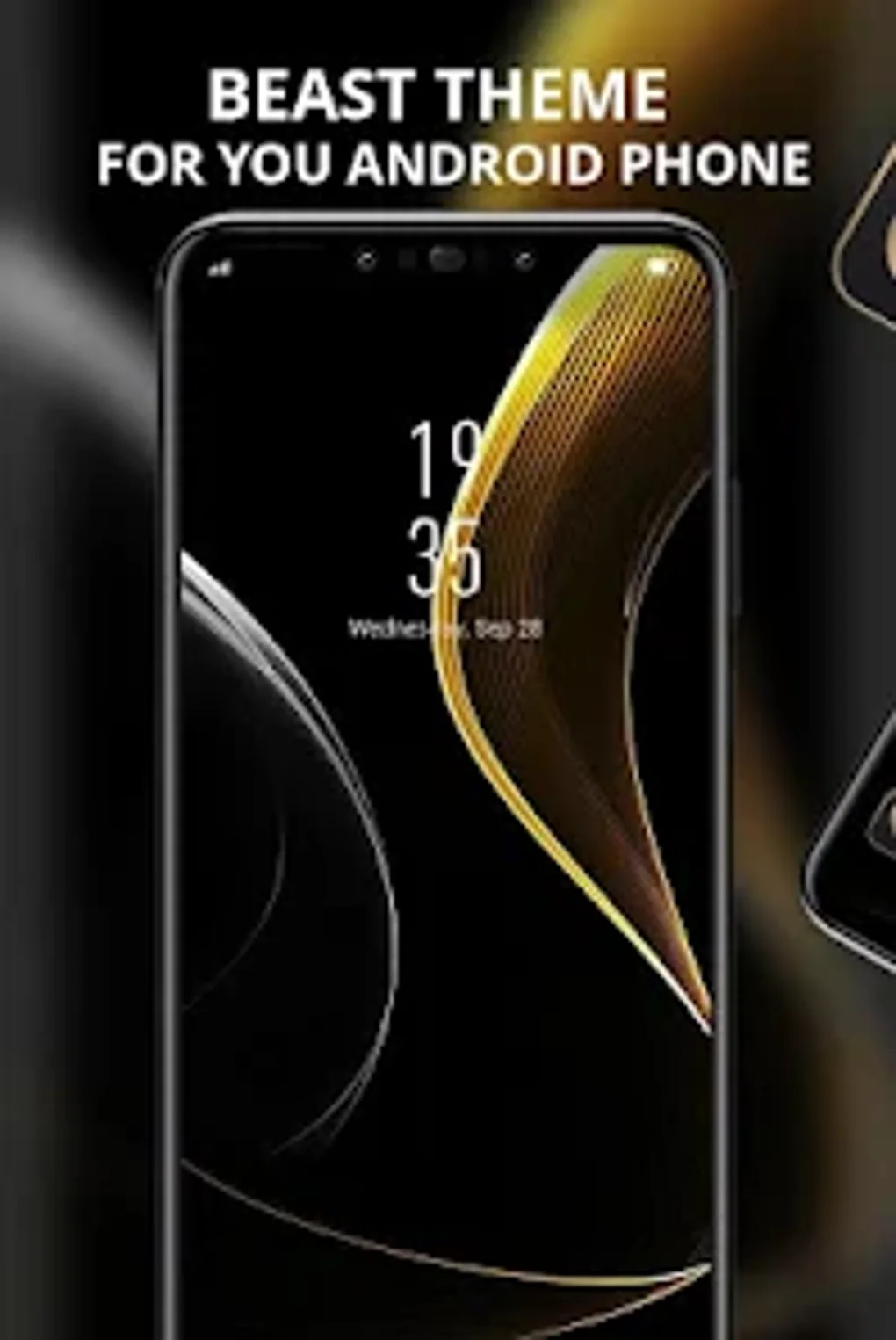 Theme Black gold silver busine for Android - Download