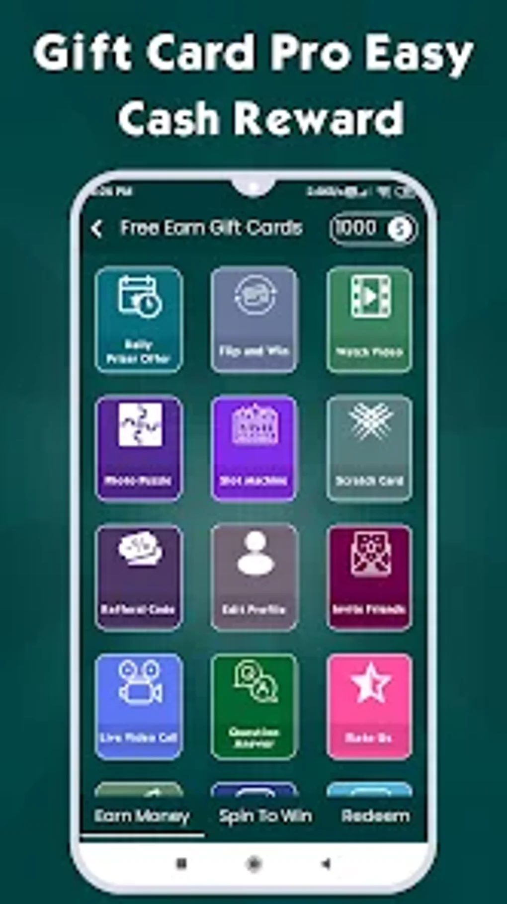 Gift Card Pro Easy Cash Reward para Android - Descargar
