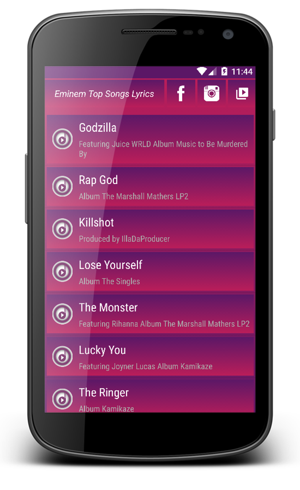 Eminem Song Lyrics Offline Android 