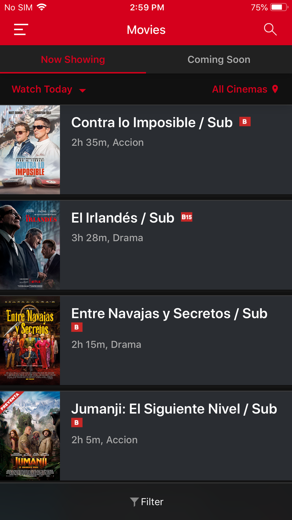 EPIC Cinemas para iPhone - Download