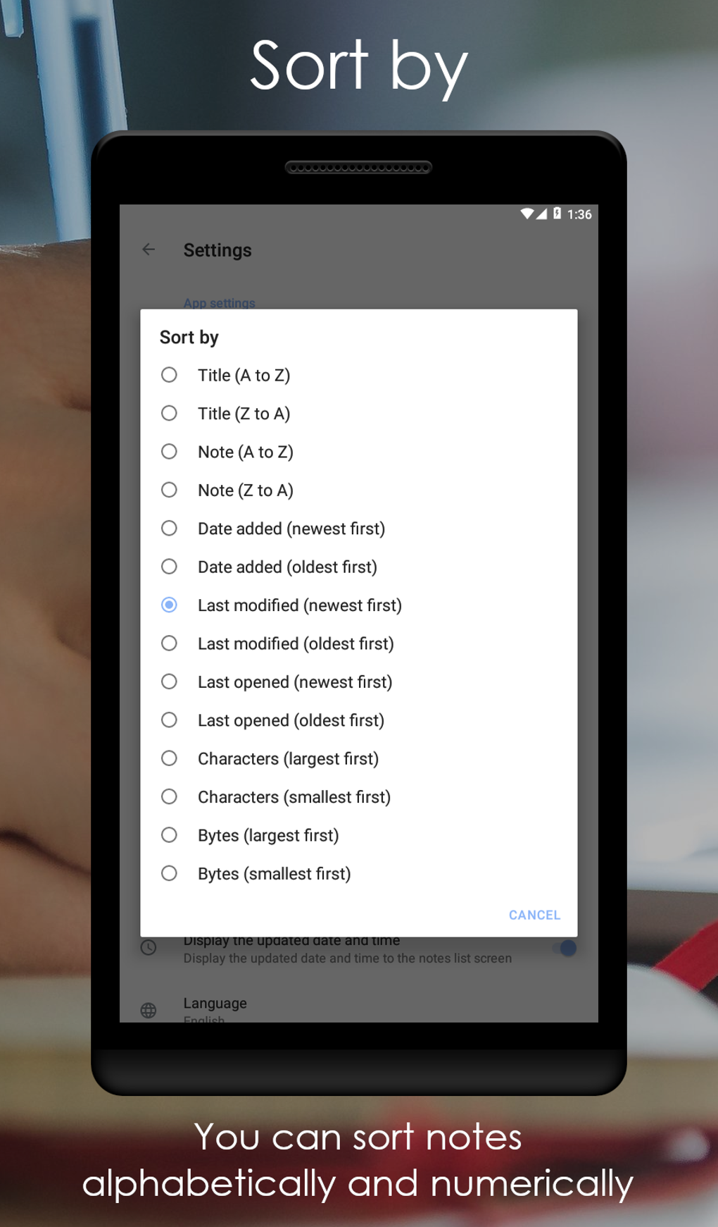 Word Counter Notes Text Editor :CountablePad para Android - Descargar
