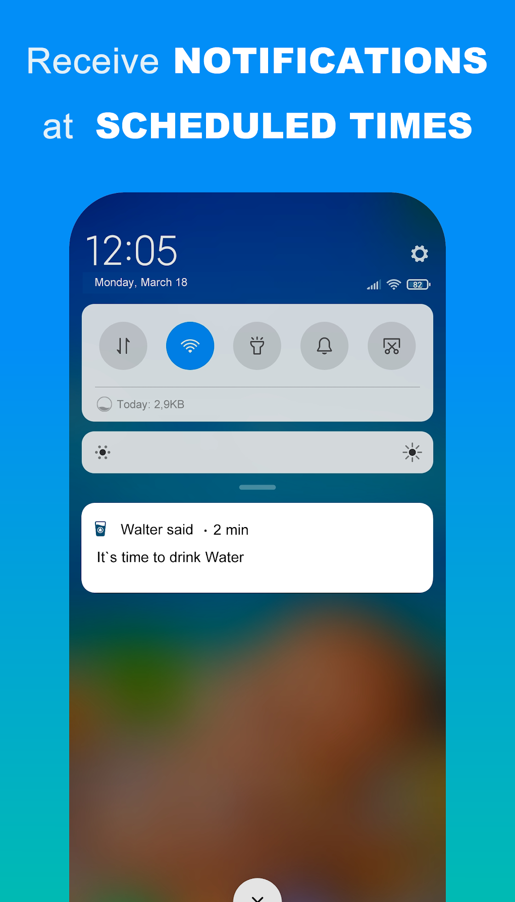 Walter - Drink Water Reminder for Android - Download