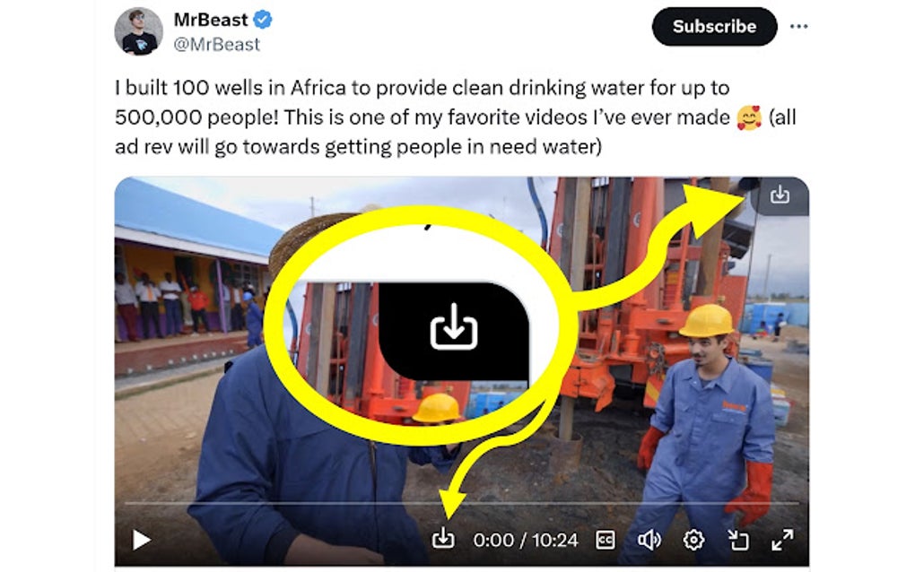 X Twitter Video Downloader Google Chrome 용 - 확장 프로그램 다운로드