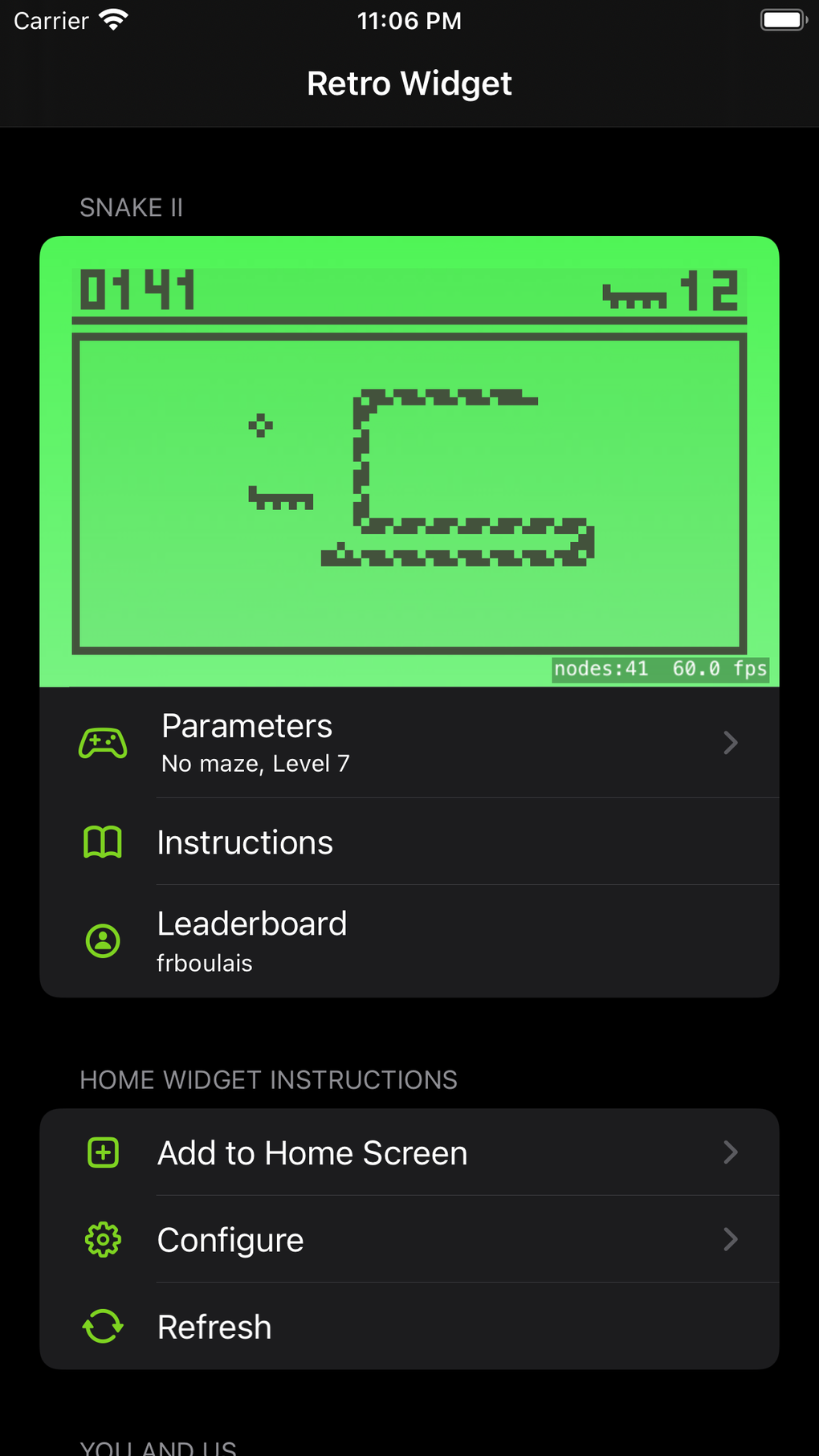 Retro Widget: Snake Battles for iPhone - Download