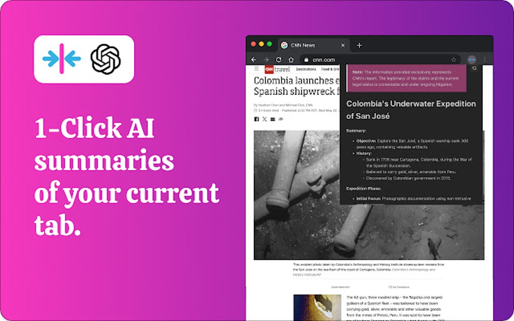 GPT Summarizer cho Google Chrome - Tiện ích mở rộng Tải về