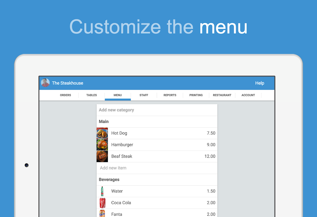 Waiter POS Restaurant POS Bar for Android - Download