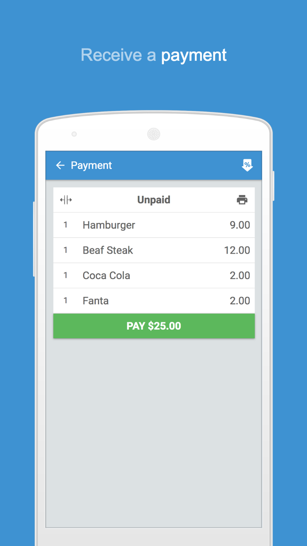 Waiter POS Restaurant POS Bar for Android - Download