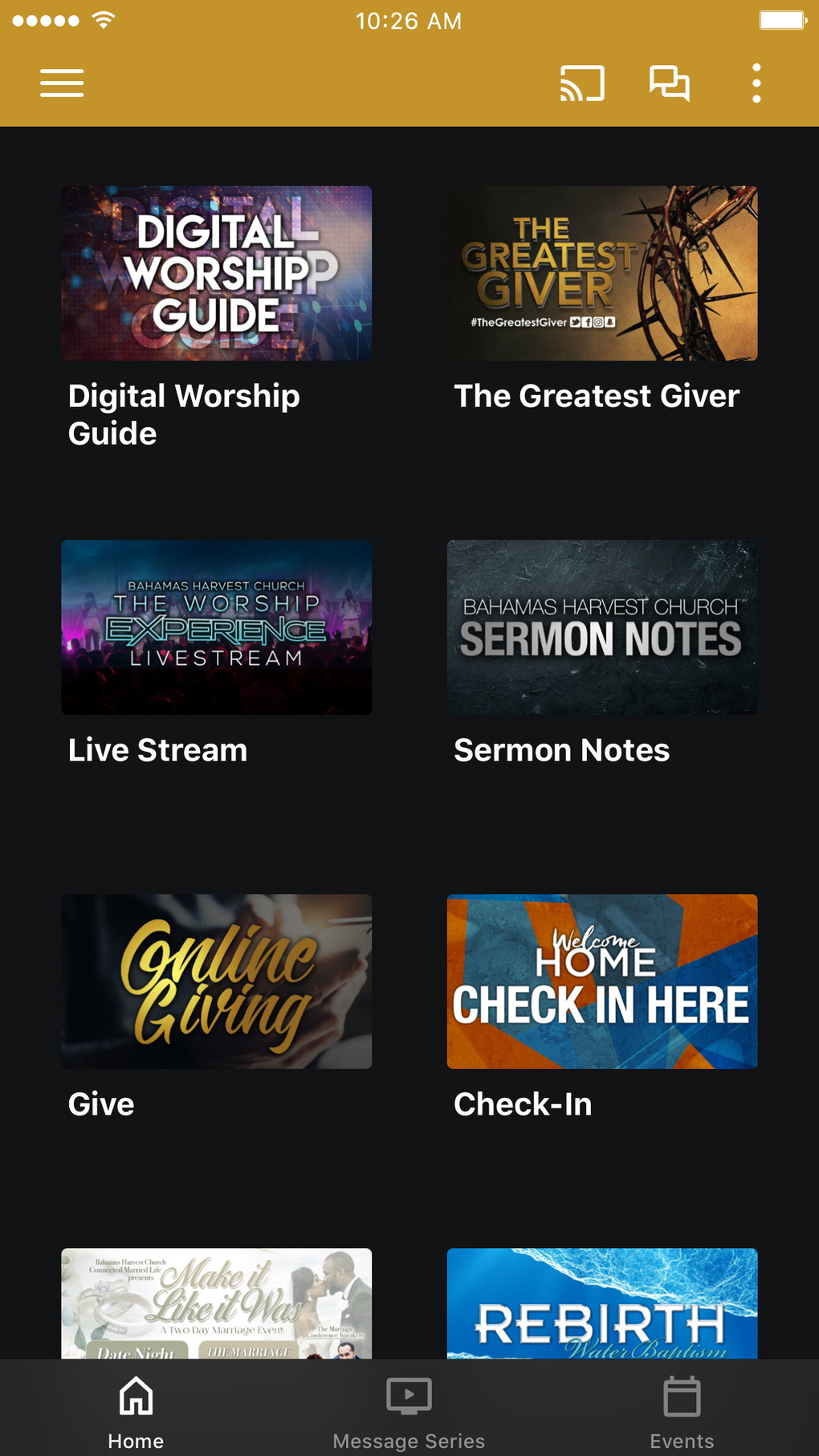 Bahamas Harvest Church for iPhone - Download
