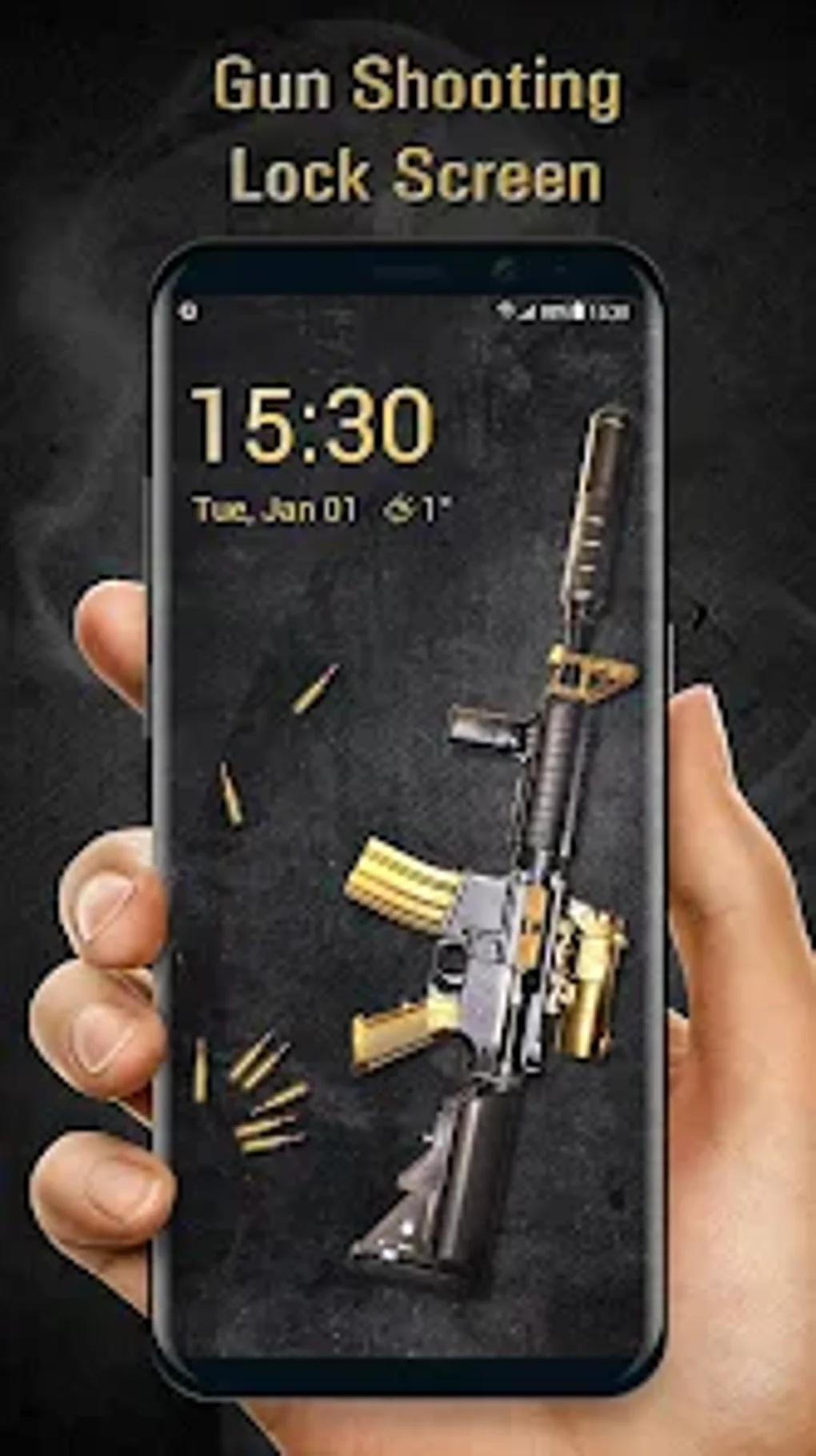 Rifle Fire Lock Screen para Android - Descargar