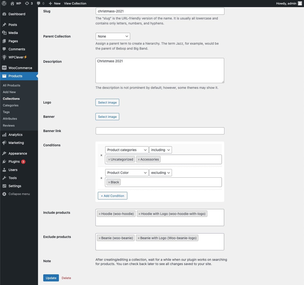 WordPress 용 WPC Smart Product Collections for WooCommerce - 다운로드