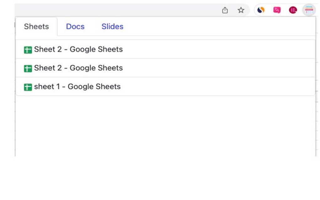 My Open Tabs for Google Chrome - Extension Download