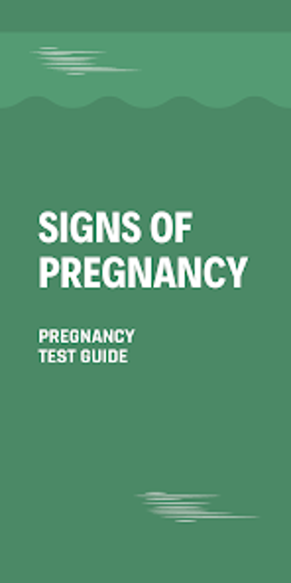 Pregnancy test kit guide pour Android - Télécharger