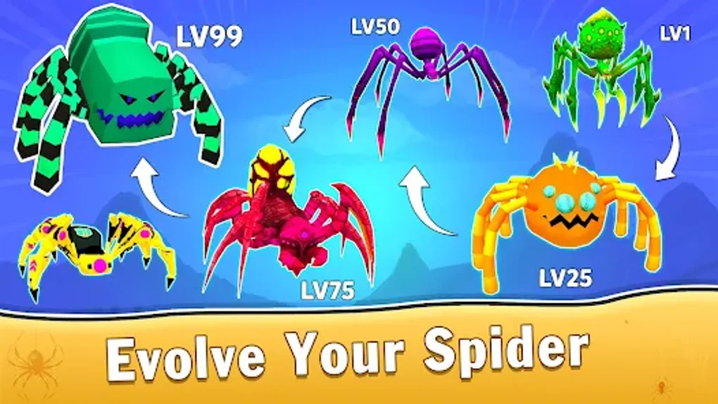 Spider Run Evolve Insects para Android - Descargar