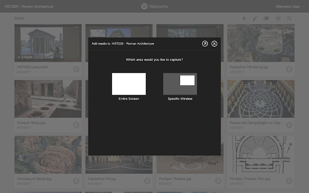 Warpwire Screen Capture for Google Chrome - Extension Download