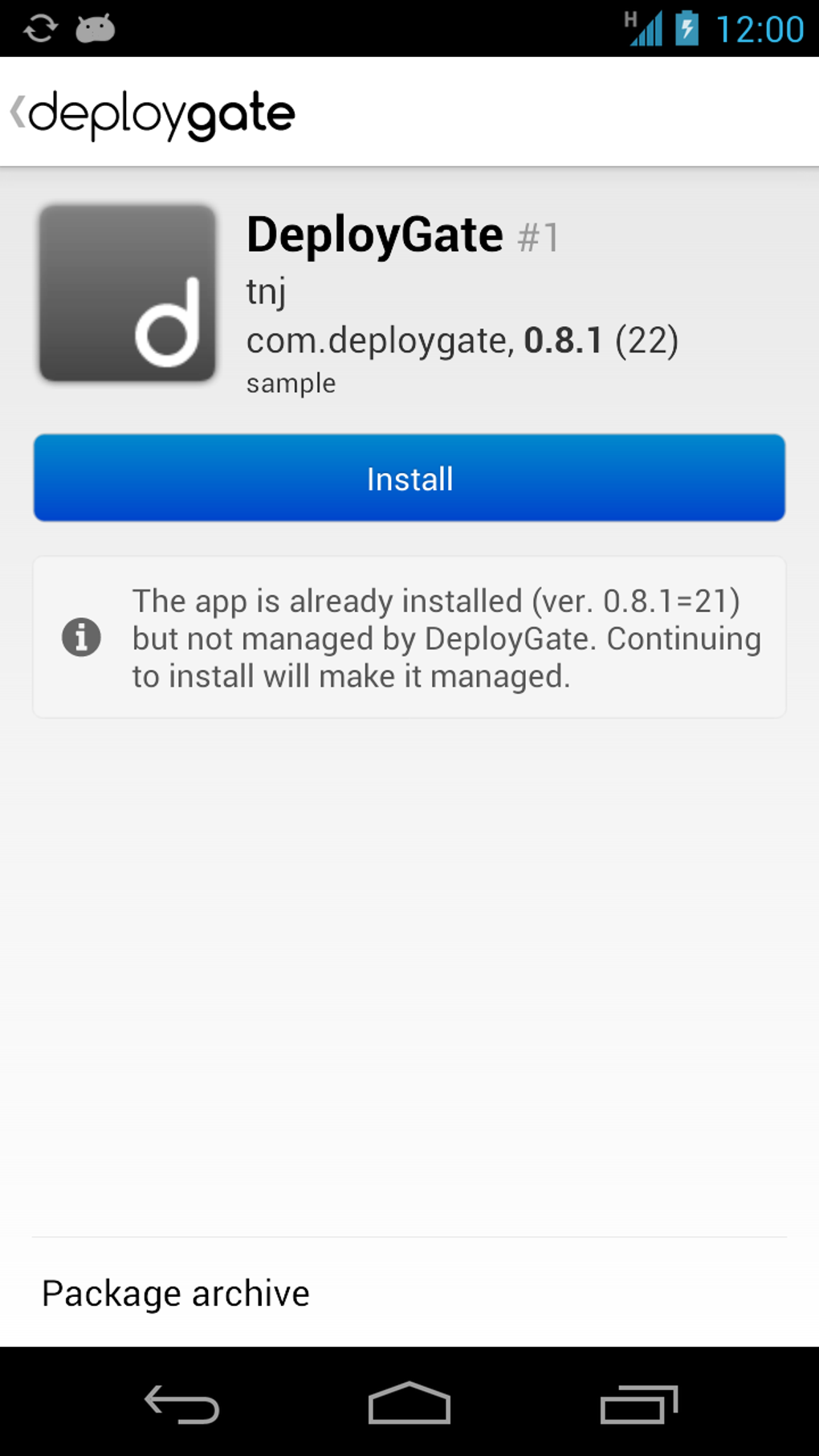DeployGate for Android - Download
