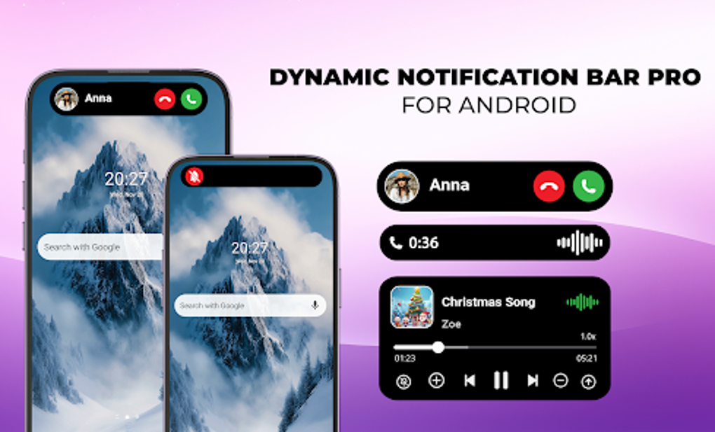 Android 용 Dynamic Notification Bar Pro - 다운로드