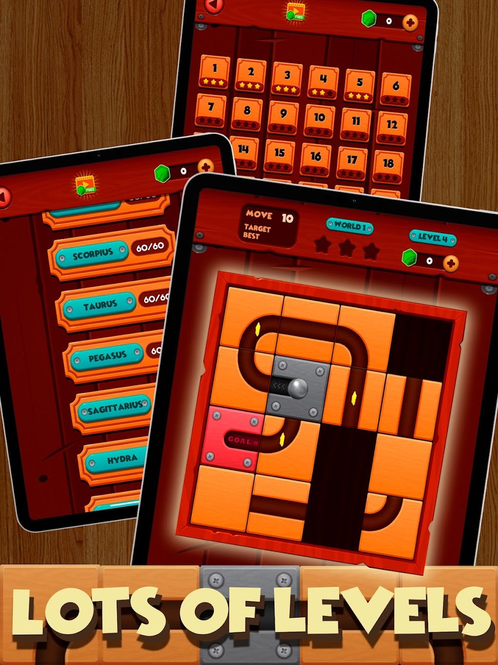 Unroll Ball Wood Puzzle 2022 for Android - Download