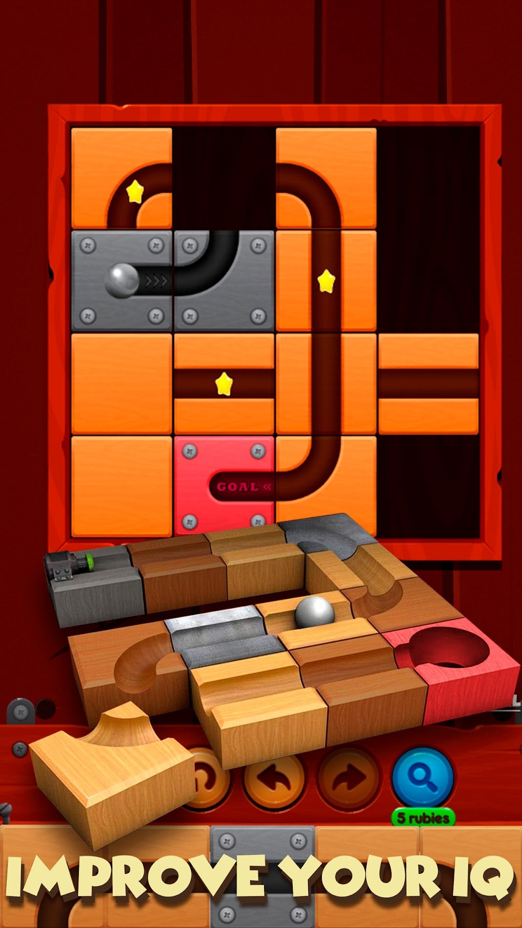 Unroll Ball Wood Puzzle 2022 for Android - Download