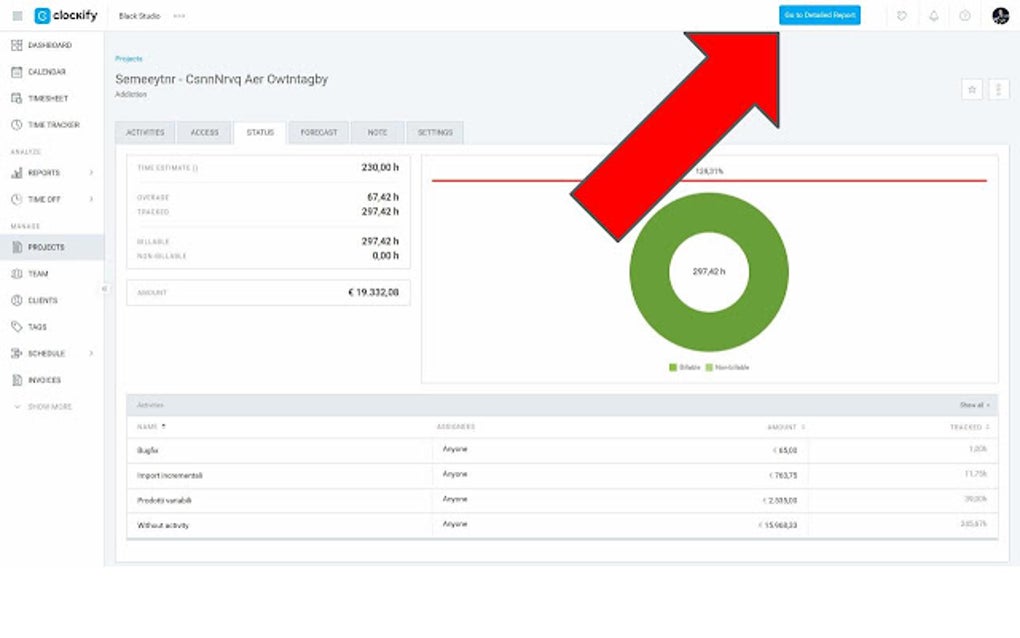Clockify Project Status to Detailed Report for Google Chrome ... Clockify Project Status to Detailed Report for Google Chrome ...