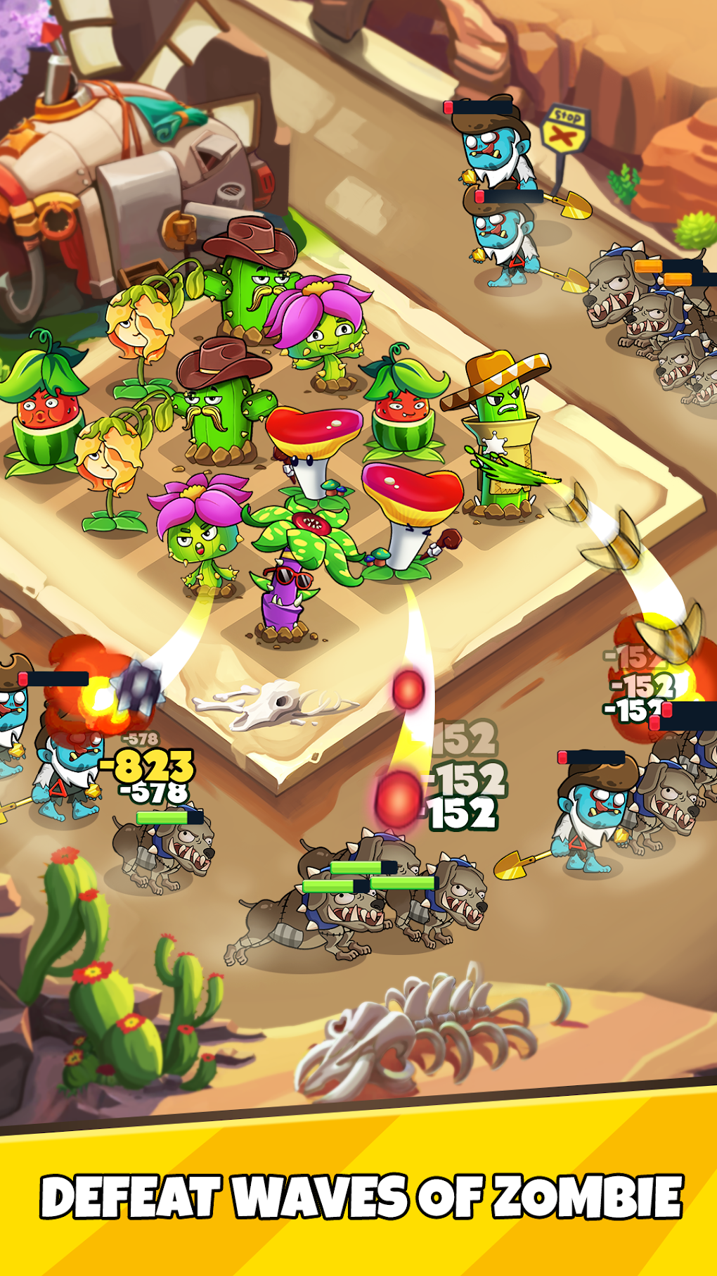 Zombie Farm - Plant Defense para Android - Descargar