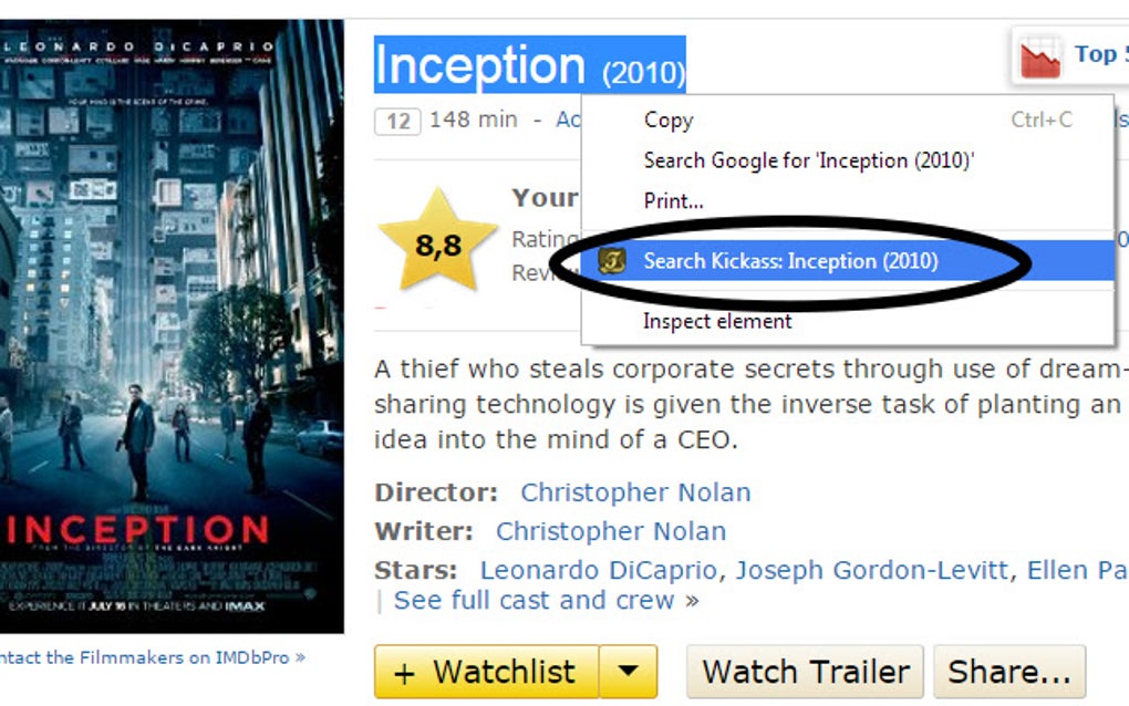 Kickass torrent search for Google Chrome - Extension Download