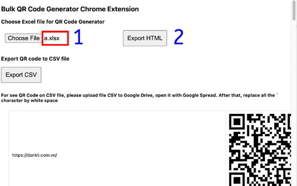 Bulk QR Code Generator Chrome Extension for Google Chrome - Extension ... Bulk QR Code Generator Chrome Extension for Google Chrome - Extension ...