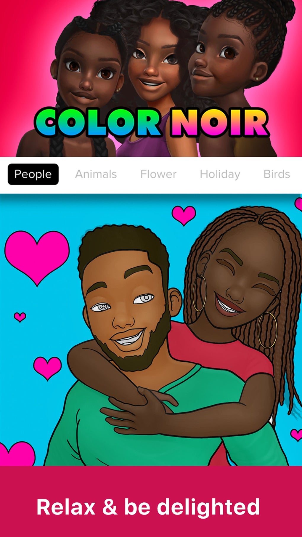Color Noir: Coloring Art Games for iPhone - Download
