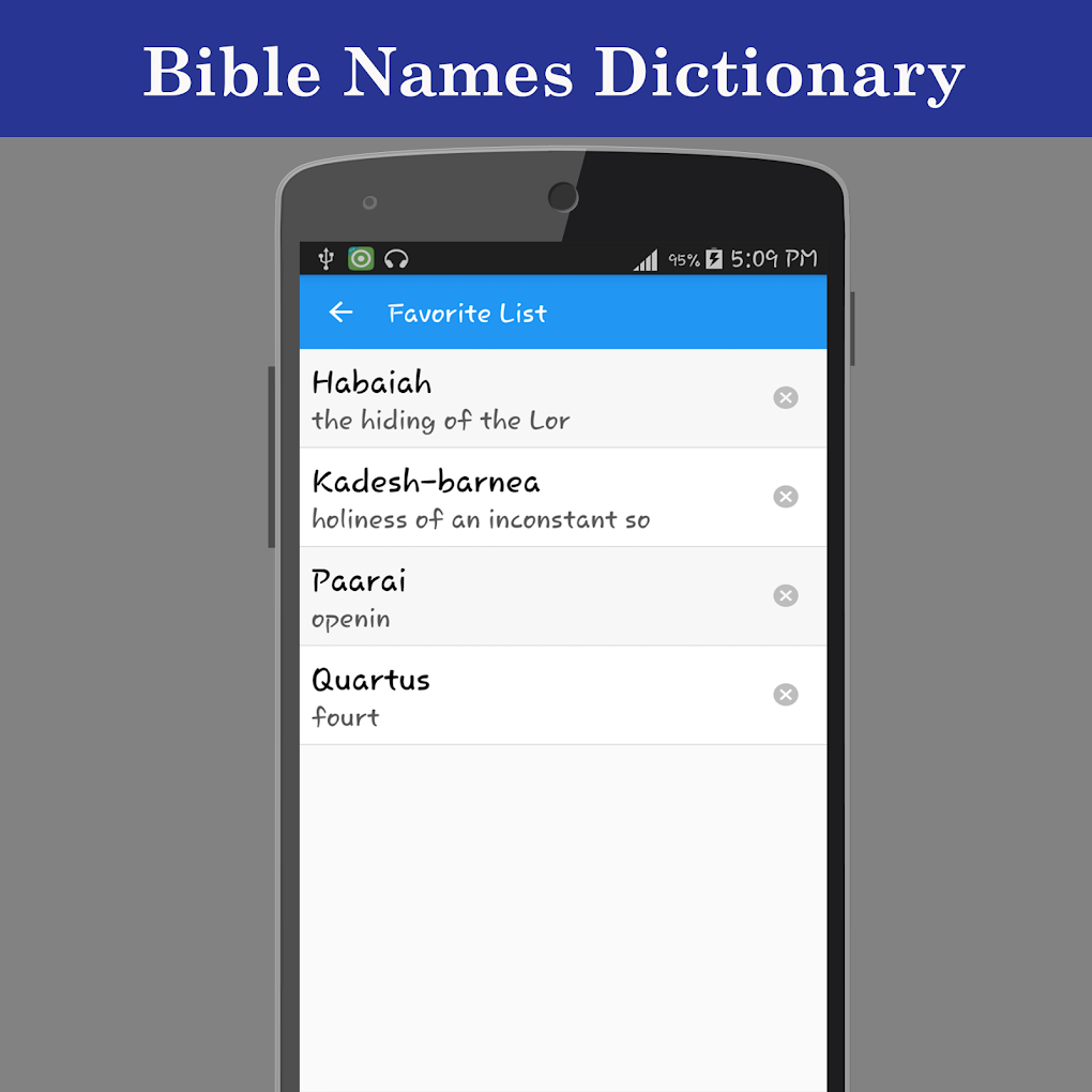 Android 용 Bible Names Dictionary - 다운로드