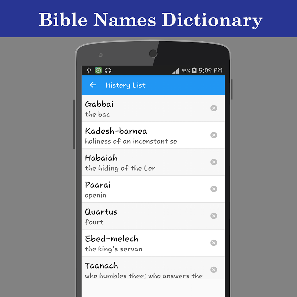 Bible Names Dictionary for Android - Download