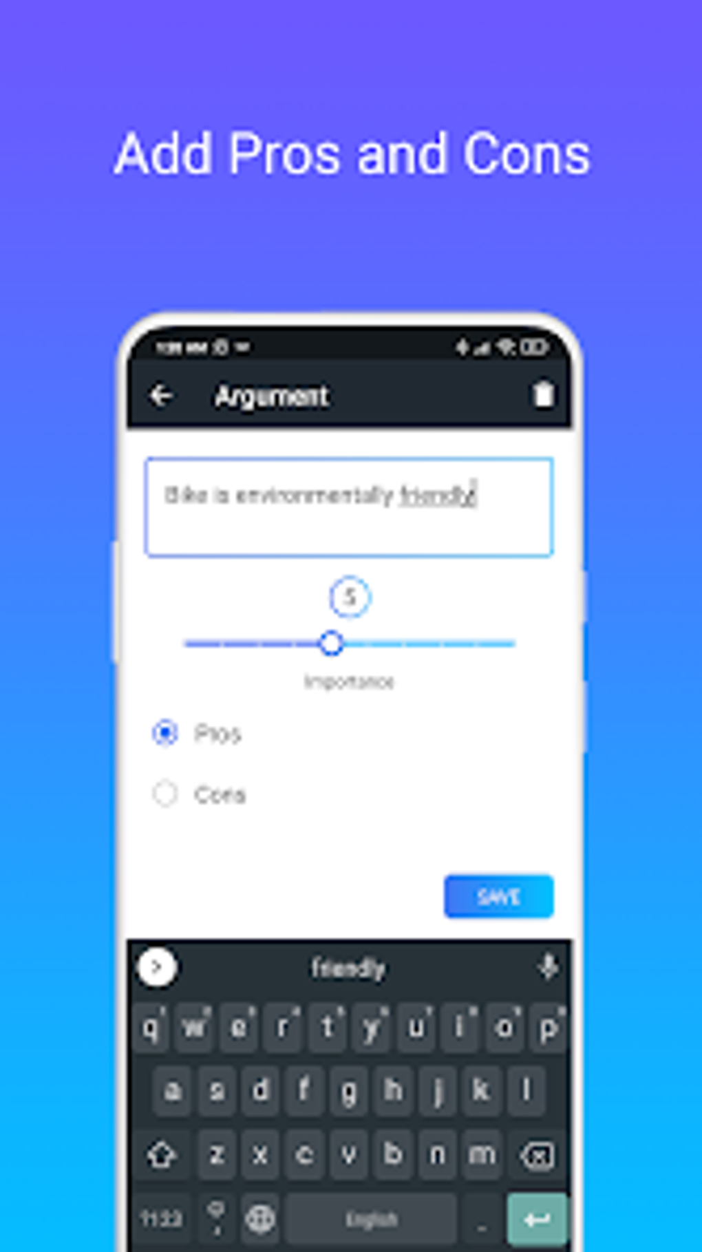 Android için Pros Cons: Decision-Maker APK - İndir