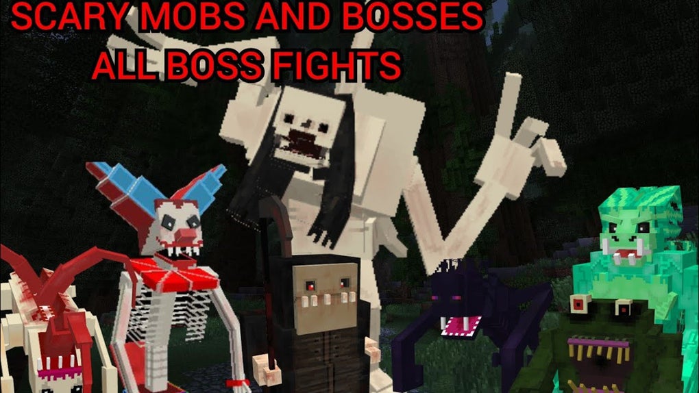 Scary Mobs And Bosses for Minecraft: Java & Bedrock Edition - Mod Download