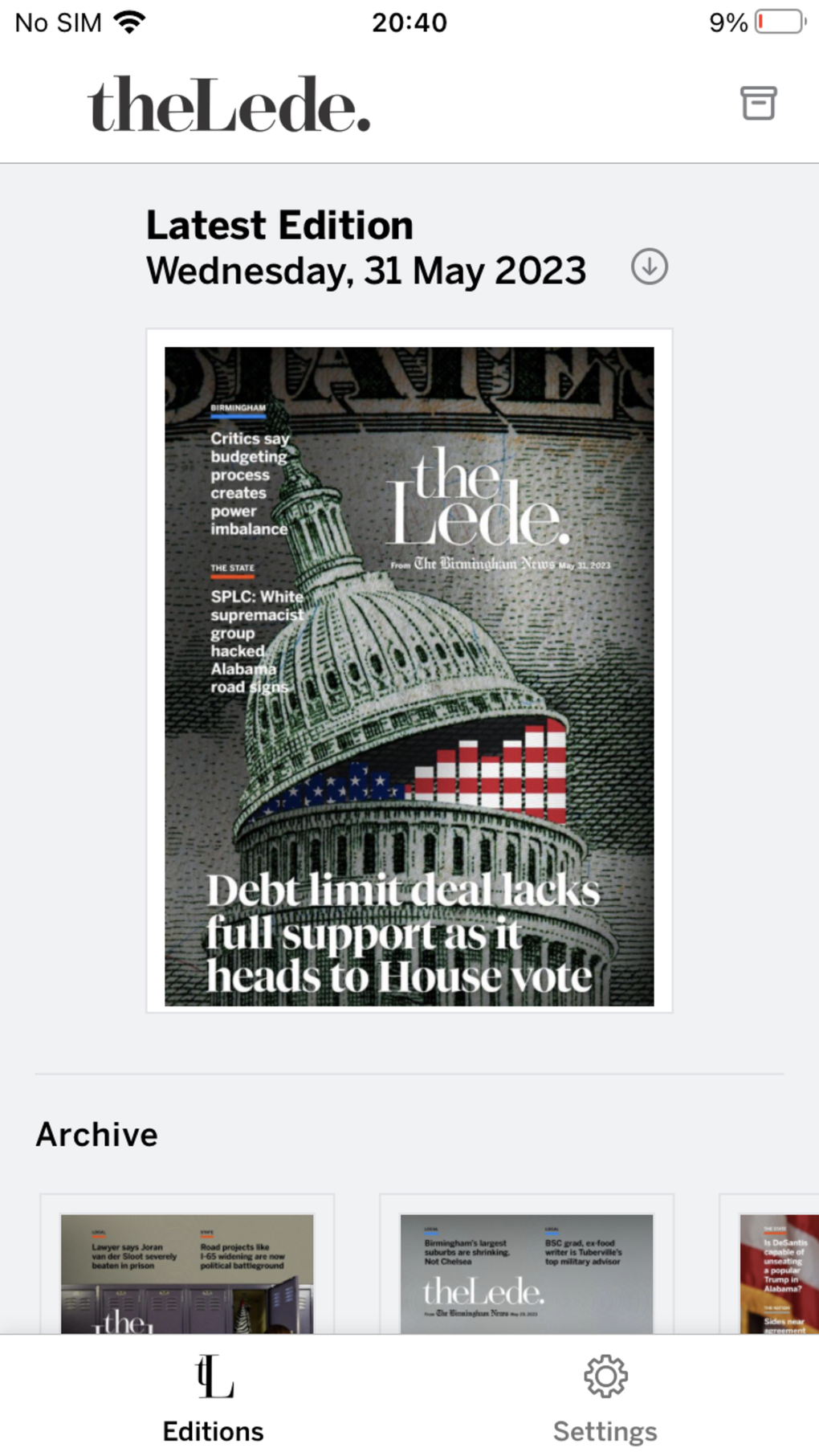 The Birmingham Lede for iPhone - Download