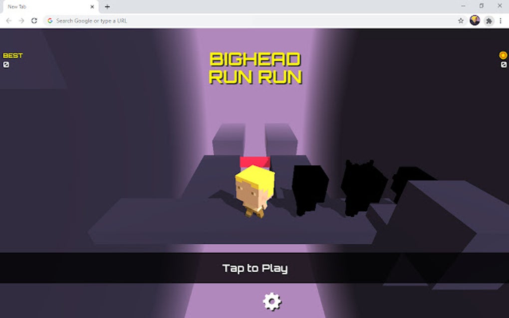 Big Head Run Run Game for Google Chrome - Extension Download