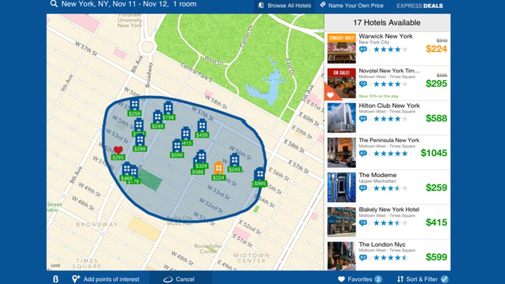 Priceline - Travel Deals on Hotels Flights Cars para Android - Descargar