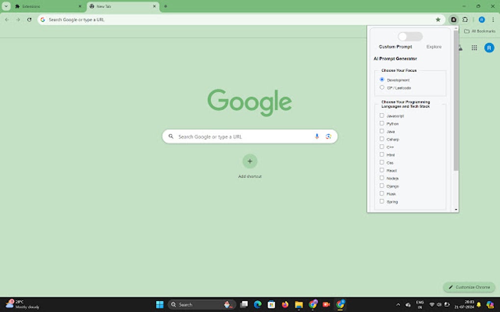 AI Prompt Master para Google Chrome - Extensión Descargar