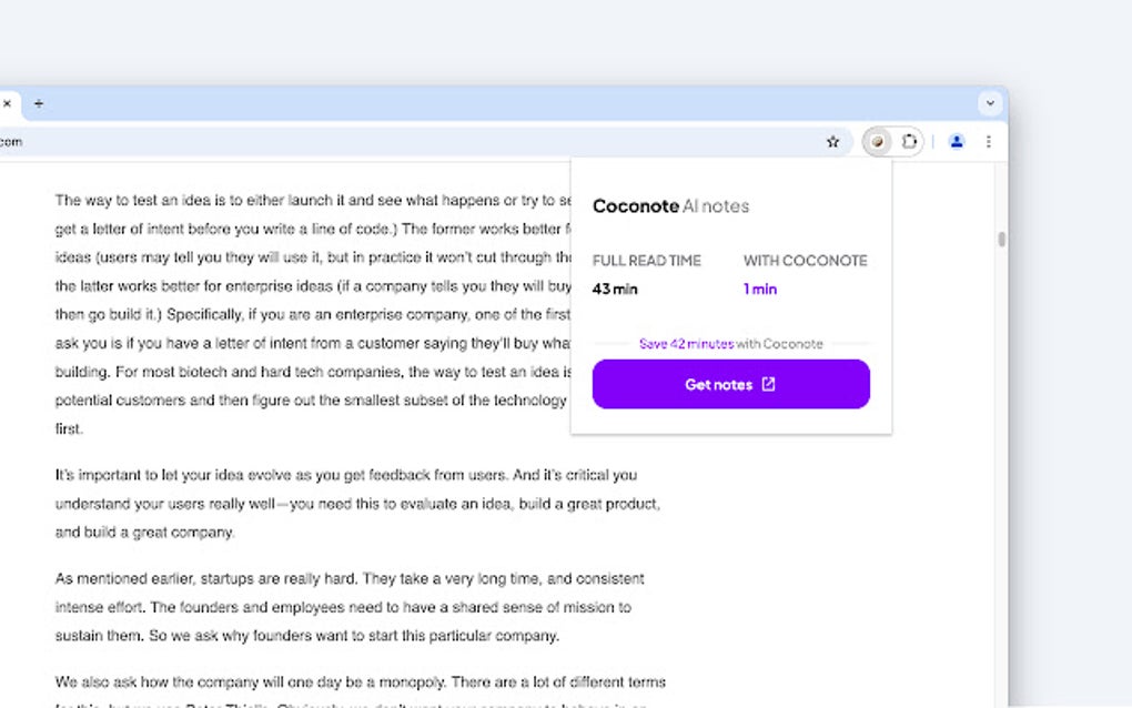 Coconote for Google Chrome - Extension Download