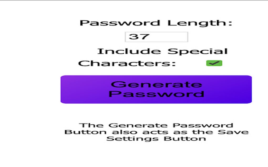 Password Generator para Google Chrome - Extensión Descargar