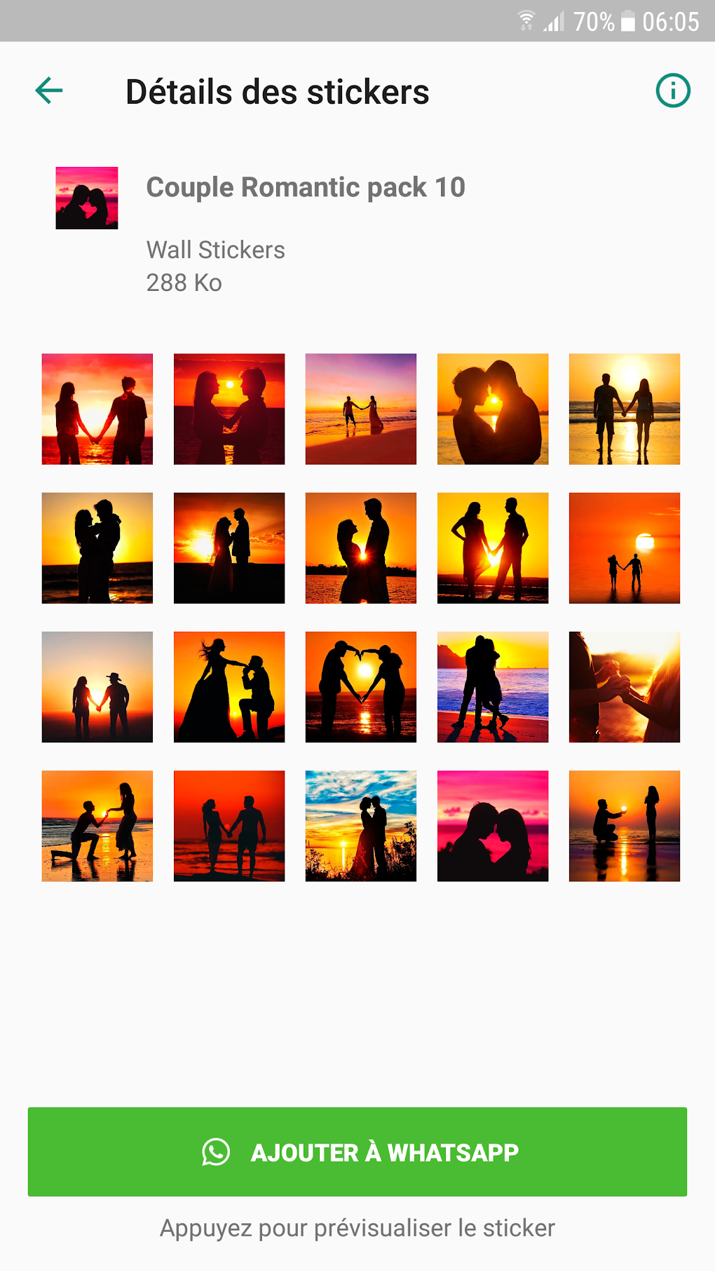 Romantic Stickers for Whatsapp for Android - Download