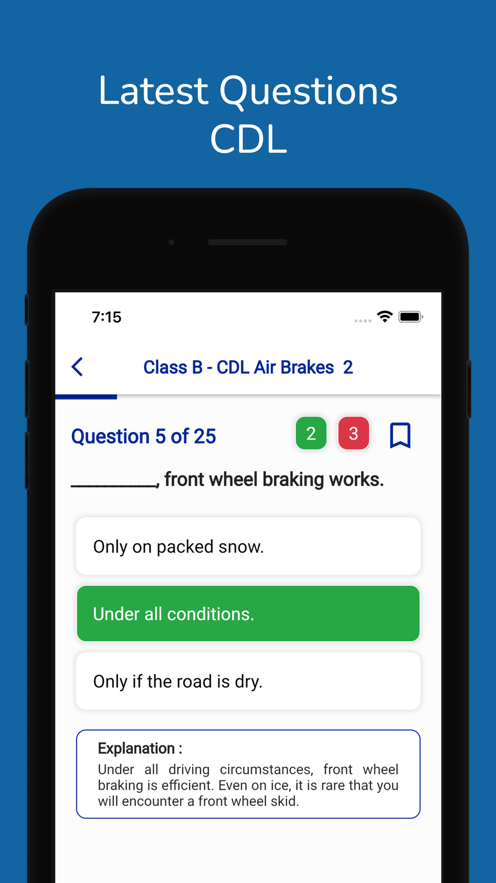 California CDL Permit Practice for iPhone - Download