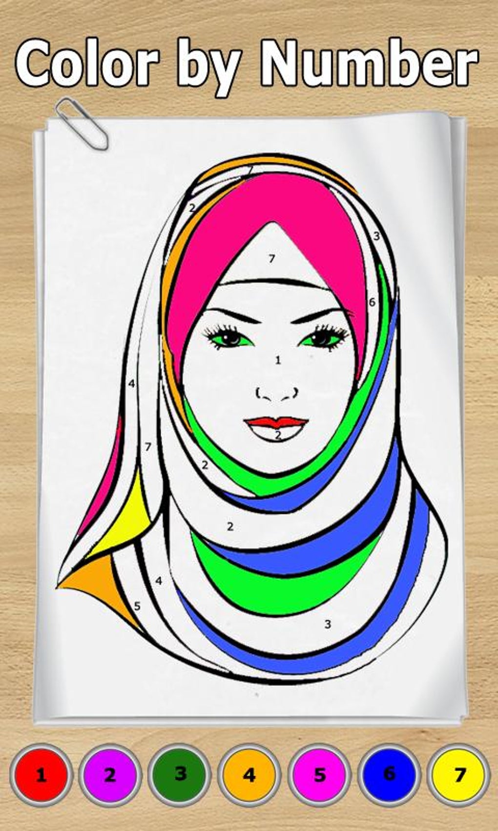 Islamic Color Number By Number Tap Paint By Number Para Android Download