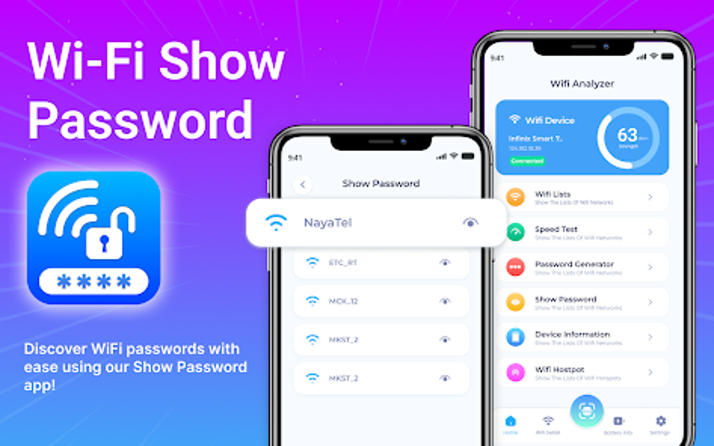 Wifi Analyzer Show Password per Android - Download