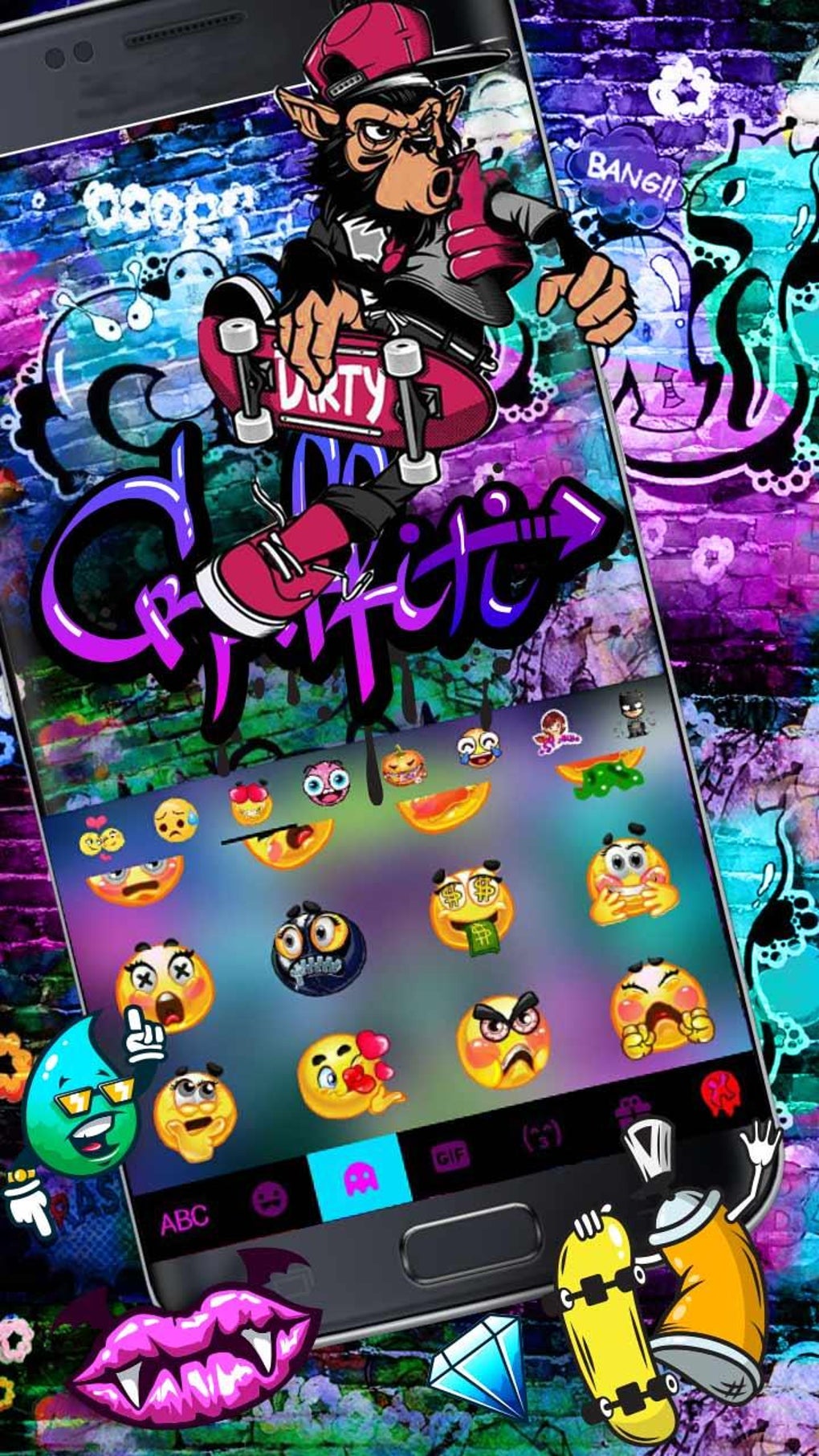 Skate Graffiti Keyboard Theme APK for Android - Download